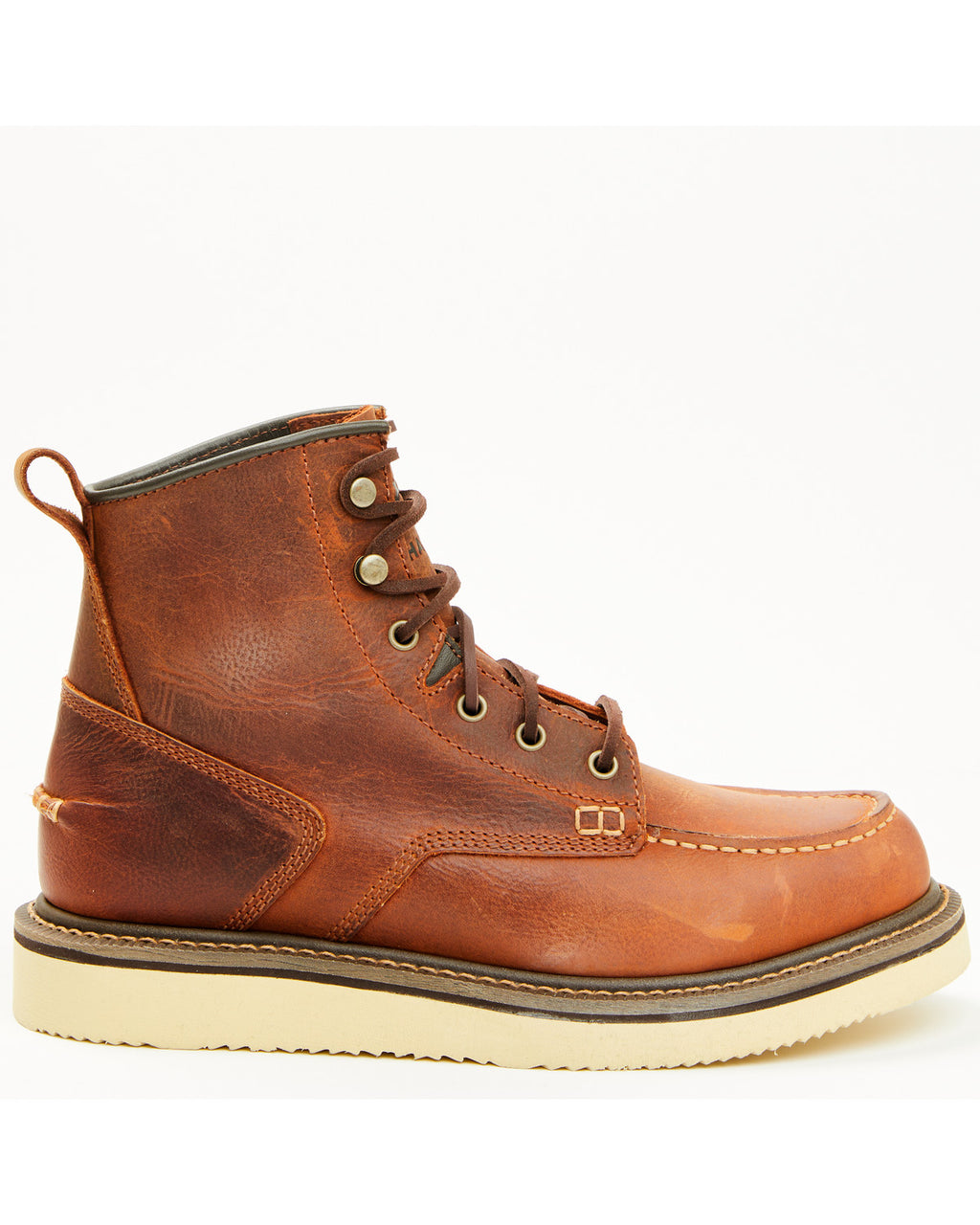 Men's 6" Lace-Up Moc Work Boots - Soft Toe