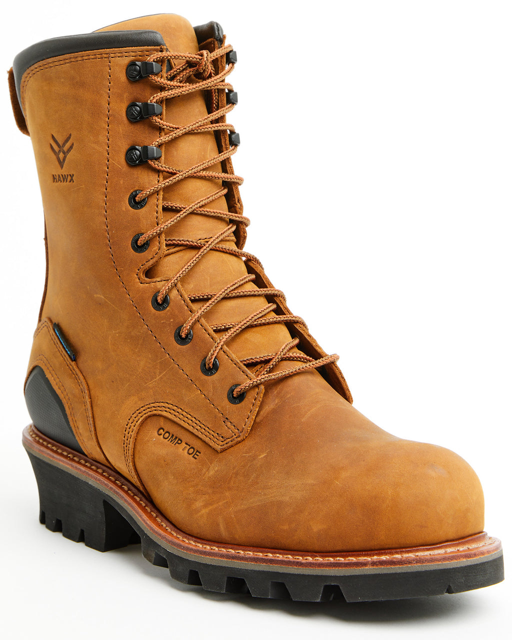 Men's 9" Logger Lace-Up Waterproof Work Boot - Composite Toe